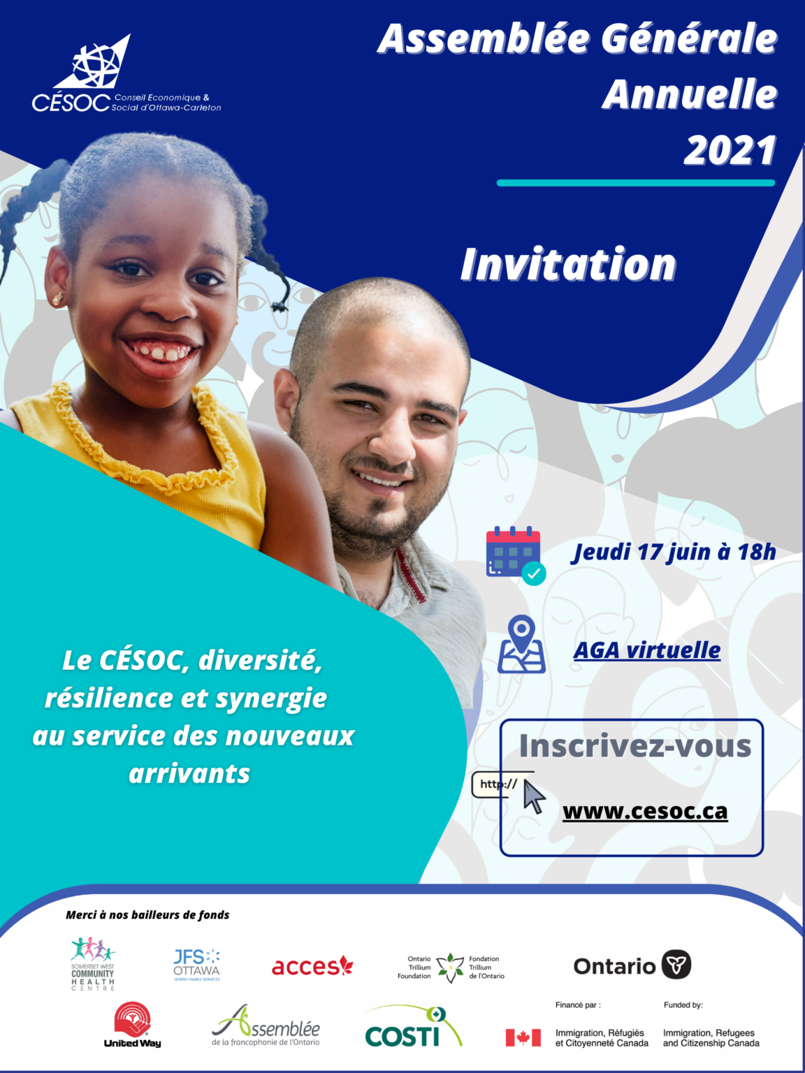 25 ème AGA du CÉSOC – 17 JUIN 2021